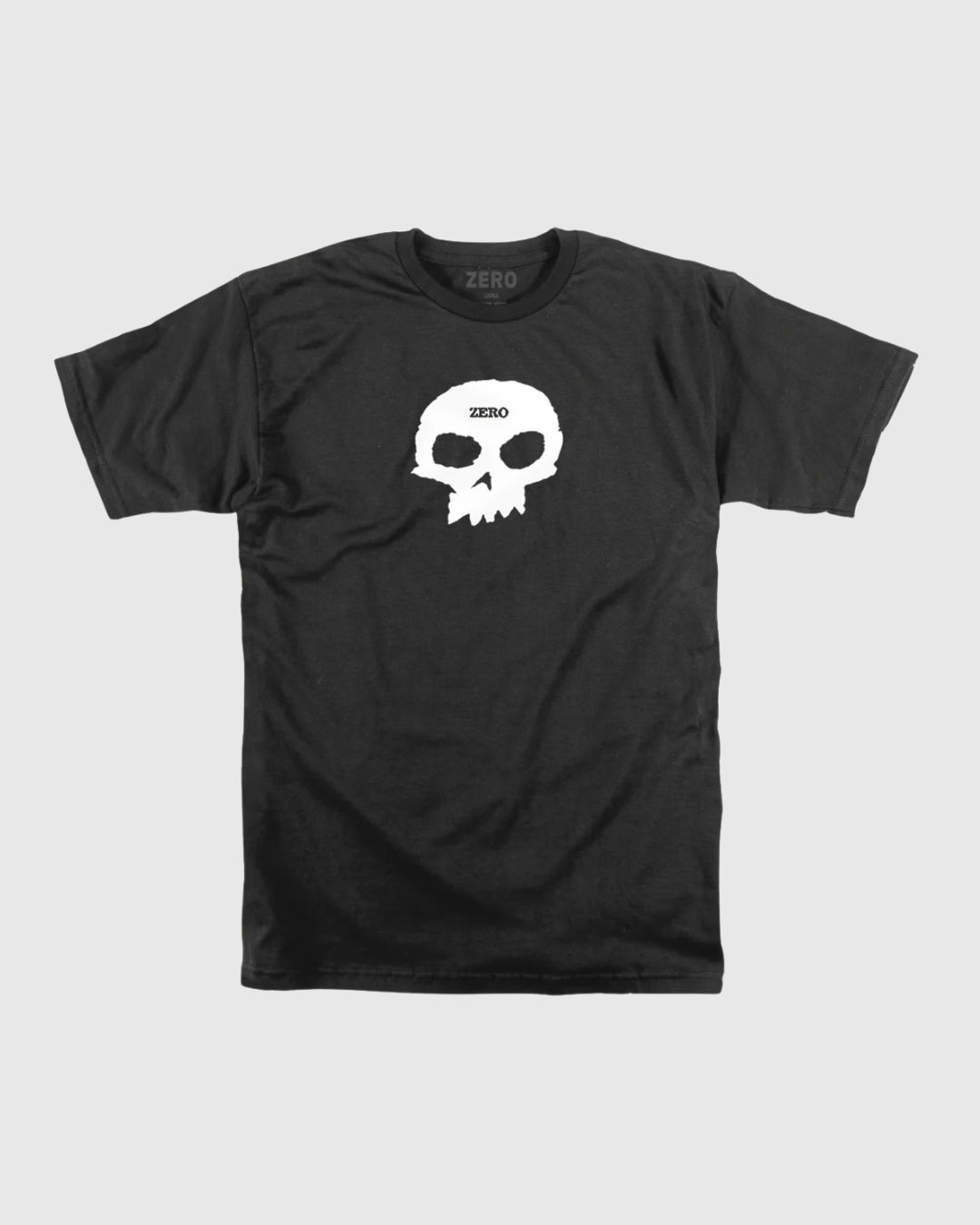 Zero Tee - Single Skull - Black/White – WallStreet Skateshop
